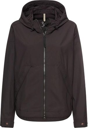 Camel Active Femme, Vestes, Noir, Taille: 38 FR Blouson mit 2-Wege-Rei&szlig;verschluss