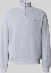 Lacoste Regular Fit Troyer aus reiner Baumwolle