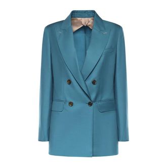 Max Mara Mxmstaffa Blazer - - Jackets - Damen - Blau - M