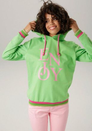 Aniston Sweatshirt mit ENJOY-Schriftzug