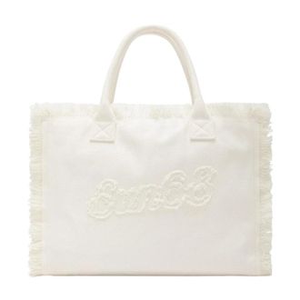 Sun 68 Sac Cali Lareg en toile &agrave; franges - Femme - Sacs - Beige - Taille: ONE Size