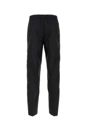 Valentino Garavani Mens Black Toile Iconographe Chino Pant Sttoileiconographneronero Exterior: Nylon Pantaloni Trousers