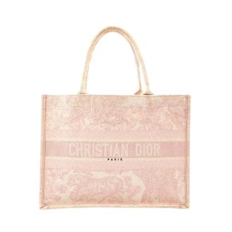 Dior Pre-owned Book Tote Sac Cabas en Toile - Femme - Pre-owned - Beige - Taille: ONE Size