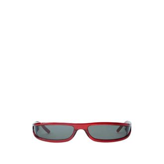 Rick Owens Femme, Accessoires, Rouge, Taille: ONE Size Lunettes de soleil Fog
