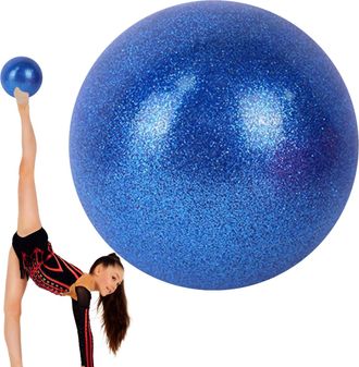 Generic Gymnastikball, 15 cm, Ball für rhythmische Gymnastik für Tanztraining - Balance-Kernkraft-Trainingsgeräte, Trainer, Pilates-Zubehör, glitzernd, für Fr