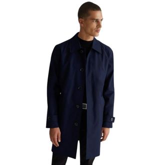Liu Jo Mantel mit G&uuml;rtel - - Coats - Herren - Blau - 2XL