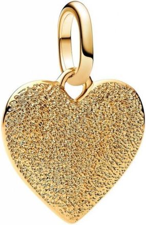 Pandora ME Gravierbares Herz Medaillon-Charm aus 14 Karat Vergoldetem Sterling Silber, Kompatibel Me und Moments Anh&auml;nger, 763824C00