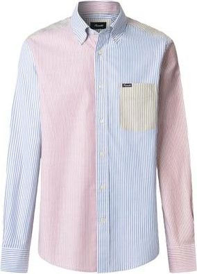 Fa&ccedil;onnable Chemise col am&eacute;ricain &agrave; rayures en coton