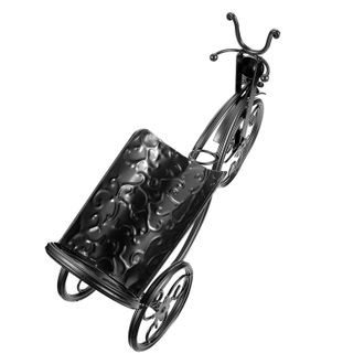 BESPORTBLE SOIMISS Elegantes Fahrrad Weinregal aus Metall Dekorativer Flaschenhalter f&uuml;r Weinflaschen Stabiler Weinst&auml;nder f&uuml;r K&uuml;che Wohnzimmer und Bar Rostfrei 