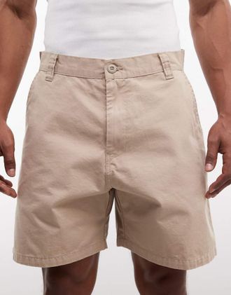 Carhartt Work in Progress Brady - Shorts im Chino-Stil in Beige-Neutral