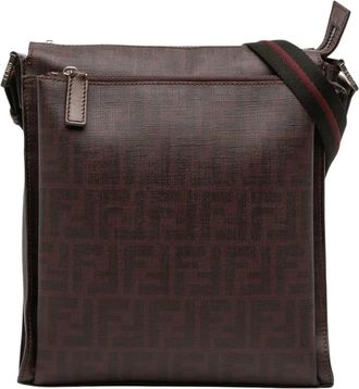 Fendi unisex, Pre-owned, Brun, Taille: ONE Size Sac bandouli&egrave;re textur&eacute; doccasion