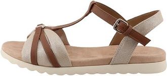 Tom Tailor Femme 5390490025 Sandale, Or, 38 EU