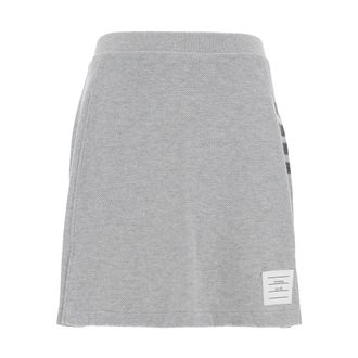 Thom Browne Short Pleated Skirt - - Skirts - Damen - Grau - XS
