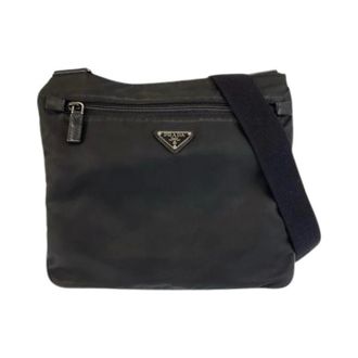 Prada Pre-owned Sac bandouli&egrave;re en nylon Tessuto - Femme - Pre-owned - Noir - Taille: ONE Size