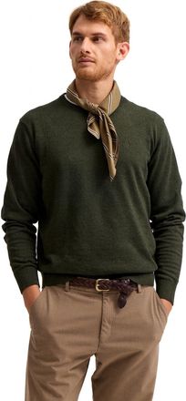 Bugatti Herren Pullover Rundhals 7400-85510D Regular Fit Basic Essentials Baumwolle