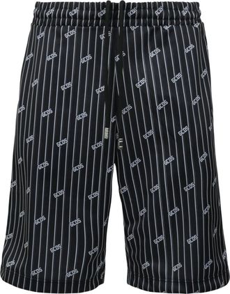 GCDS Gcds, Homme, Shorts, Noir, Taille: S Bermuda Track Gessato