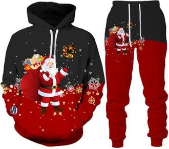 Generic Surv&ecirc;tement unisexe &agrave; capuche et pantalon de surv&ecirc;tement pour femme et homme - Ensemble 2 pi&egrave;ces, style 11, M