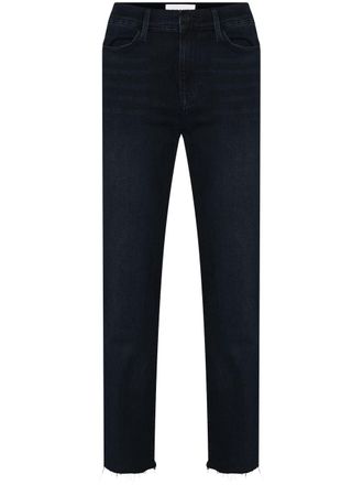 Frame Denim jean droit à taille haute - Bleu