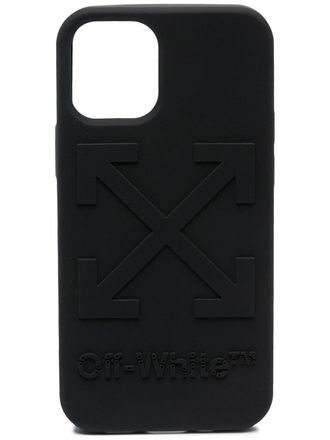 Off-white coque diPhone 12 Mini à logo - Noir