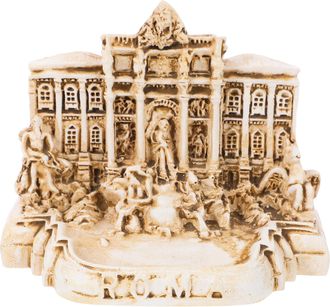 Artibetter Miniatur Trevi brunnen Kirche Modell aus Stabilem Harz K&uuml;nstlerische Tischdekoration Italienisches Reisesouvenir Einzigartiges Geschenk f&uuml;r Zuhause Ho