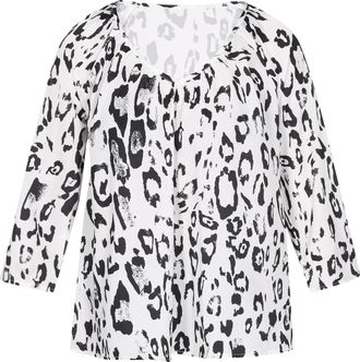 Faina Bluse Frauen wei&szlig;-schwarz