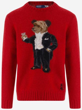 Polo Ralph Lauren Pull en laine avec ours Polo