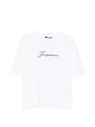 Jacquemus T-shirt en coton avec logo Jacquemus