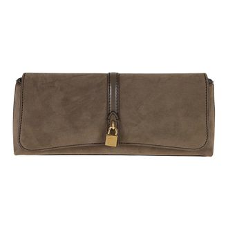 Stella McCartney Ryder Wildleder-Effekt Pochette - - Bags - Damen - Braun - ONE SIZE