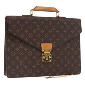 Louis Vuitton Sac &agrave; main vintage en toile Pre-owned - Femme - Pre-owned - Brun - Taille: ONE Size