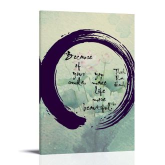 Generic Thich Nhat Hanh Quotes Art Leinwand Poster Dekoration Malerei Wohnzimmer Wandkunst Schlafzimmer Malerei, Wanddruck Kunst Malerei Moderne Home Boy Zimm