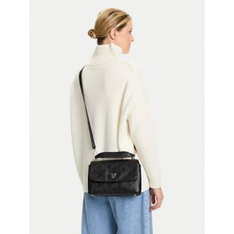 Guess Handtasche Guess Tisha HWPD77 64200 Schwarz