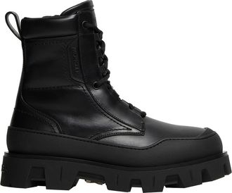 Moncler Peak Path Leather Lace-Up Boots