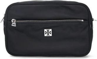 Tory Burch Tory Burch Hobo Bags - Black Crossbody Bag With Adjustable Strap - Gr. unisize - in Schwarz - f&uuml;r Damen