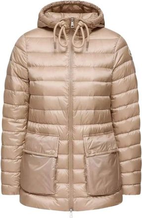 Moncler Femme, Vestes, Beige, Taille: 40 FR Jasmin Short Down Jacket