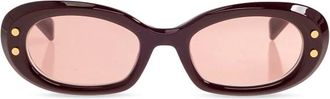 Balmain Femme, Accessoires, Rouge, Taille: ONE Size Imperial II Lunettes de soleil