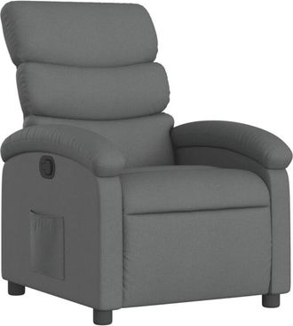vidaXL Relaxsessel Dunkelgrau Stoff - Vidaxl