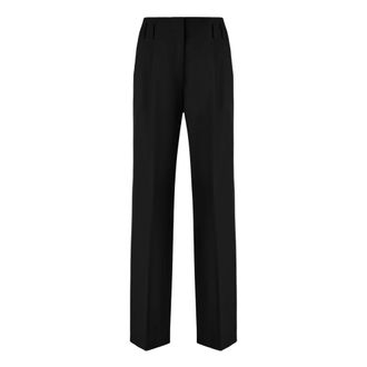 Genny Femme, Pantalons, Noir, Taille: 36 FR Wide Pantalons