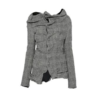 Junya Watanabe Blazer asym&eacute;trique - Femme - Vestes - Gris - Taille: 40 FR