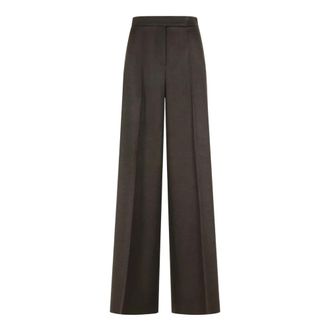 Max Mara Filato Weite Hose - - Trousers - Damen - Braun - XS