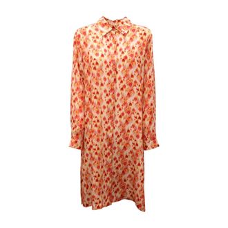 Max Mara Hemdkleid im Pleiadi Var. 005 Design - - Dresses - Damen - Orange - XL