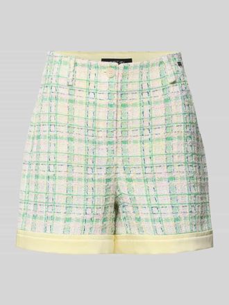 Marc Cain Wide Fit Shorts mit Label-Detail