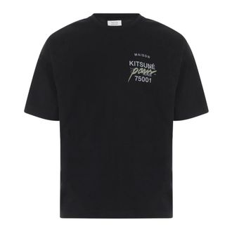 Maison Kitsun&eacute; Herren, Oberteile, Schwarzk, XLGr&ouml;&szlig;e