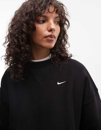 Nike Studio - Sweat oversize en polaire &eacute;paisse - Noir