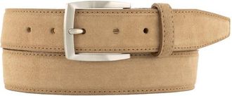 Lindenmann Herren Gürtel braun Veloursleder