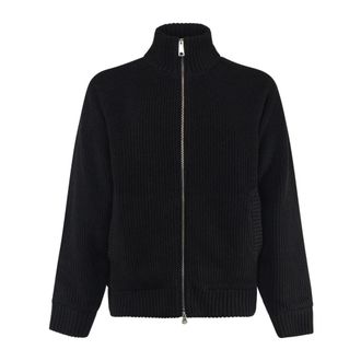Carhartt Work in Progress Pull Noir &agrave; Zip et Col Montant - Homme - Pulls - Noir - Taille: L