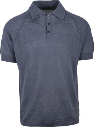 Daniele Fiesoli Homme, Tops, Gris, Taille: 2XL Polo en maille piqu&eacute;e