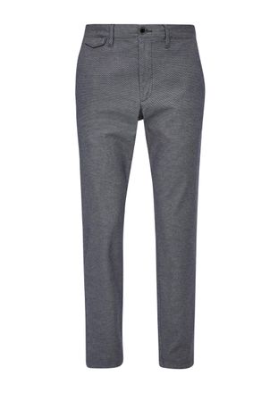 s.Oliver Hose mit Dobby-Muster, Regular Fit
