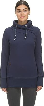 Ragwear NESKA Sweat-shirt pour femme, Bleu marine 2311_2028, M