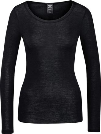 CALIDA Long Sleeve Tops - - Tops - Damen - Schwarzk - XS