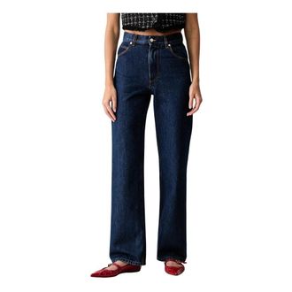 Msgm Msgm, Damen, Jeans, Blau, LGr&ouml;&szlig;e